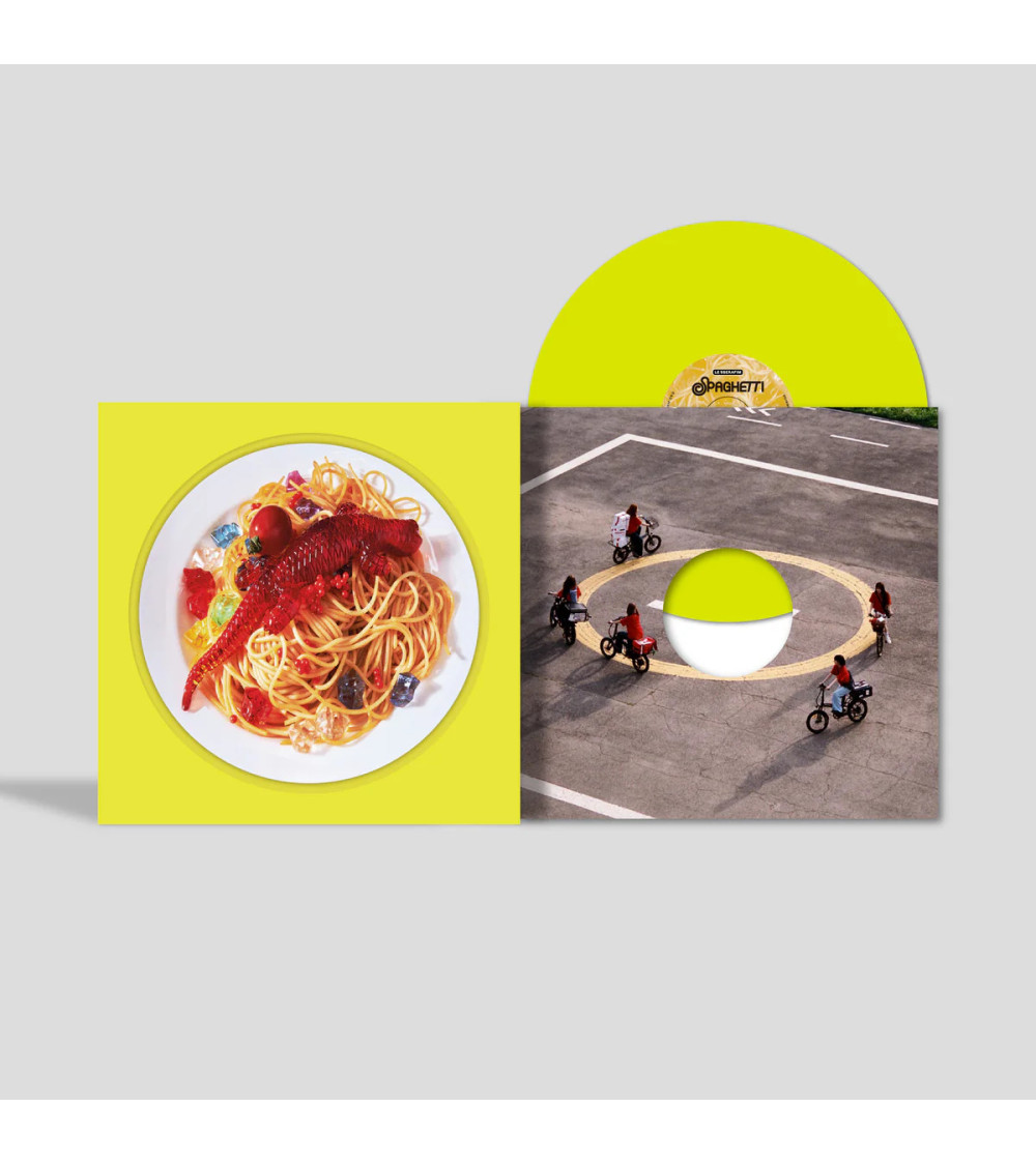 LE SSERAFIM - SPAGHETTI - VINYL VER. NEON YELLOW / Preorder