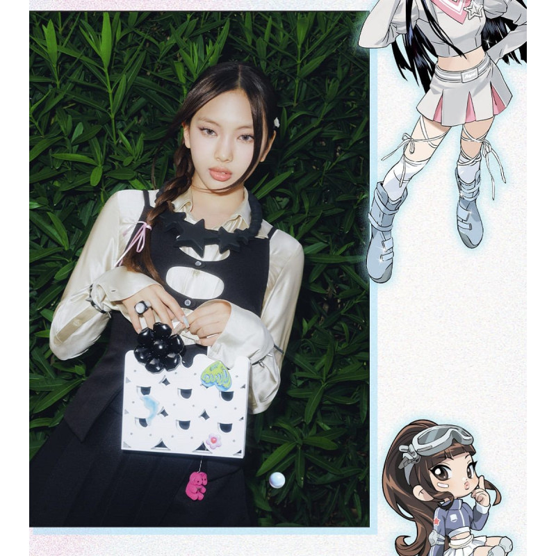 NEWJEANS - GET UP - BUNNY BEACH BAG BLUE VER. HAERIN